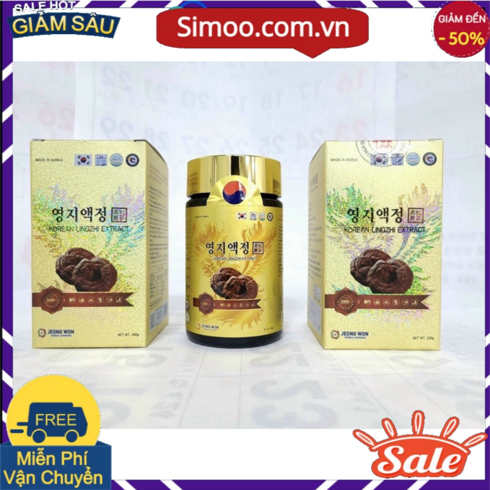 Cao Linh Chi Jeongwon Hàn Quốc cao cấp hộp 2 lọ 240g - tăng cường sức khỏe, thải độc cơ thể ...