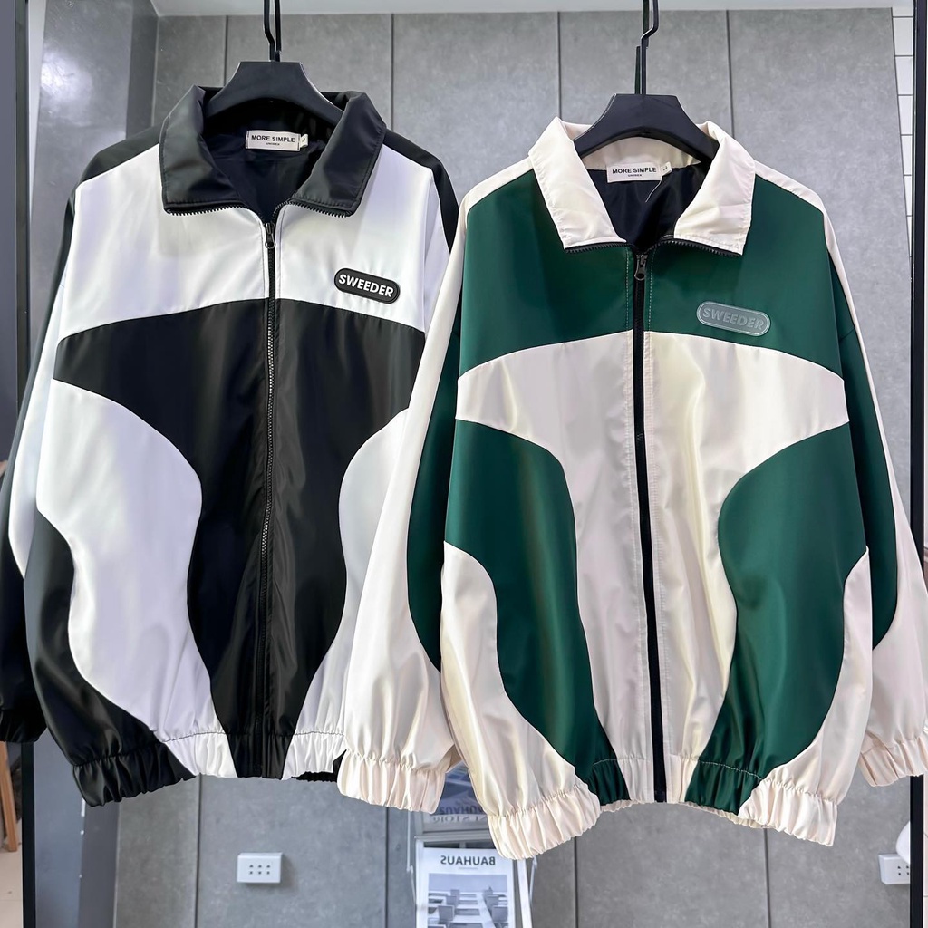 Áo Khoác SWEEDER RACING Dài Tay Form Rộng vải Dù Hai Lớp Cao Cấp Unisex ...