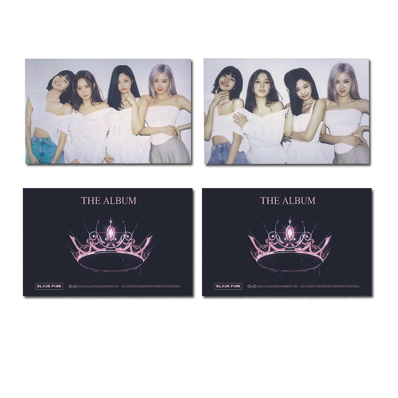 Bp The Album Bưu Thiếp Chính Thức Photocard Lomo Card Jisoo Jennie Rose ...