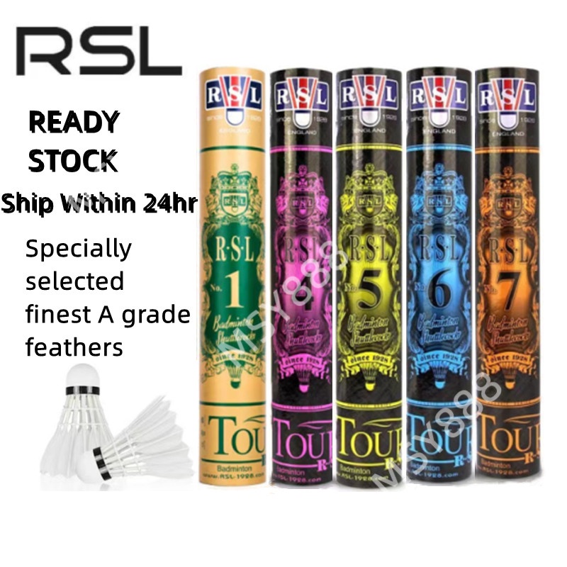 Rsl Set 12 Quả Cầu Lông Vịt RSL1 RSL 1 Tourney Shuttlecocks Tốc Độ (77) | Shopee Việt Nam