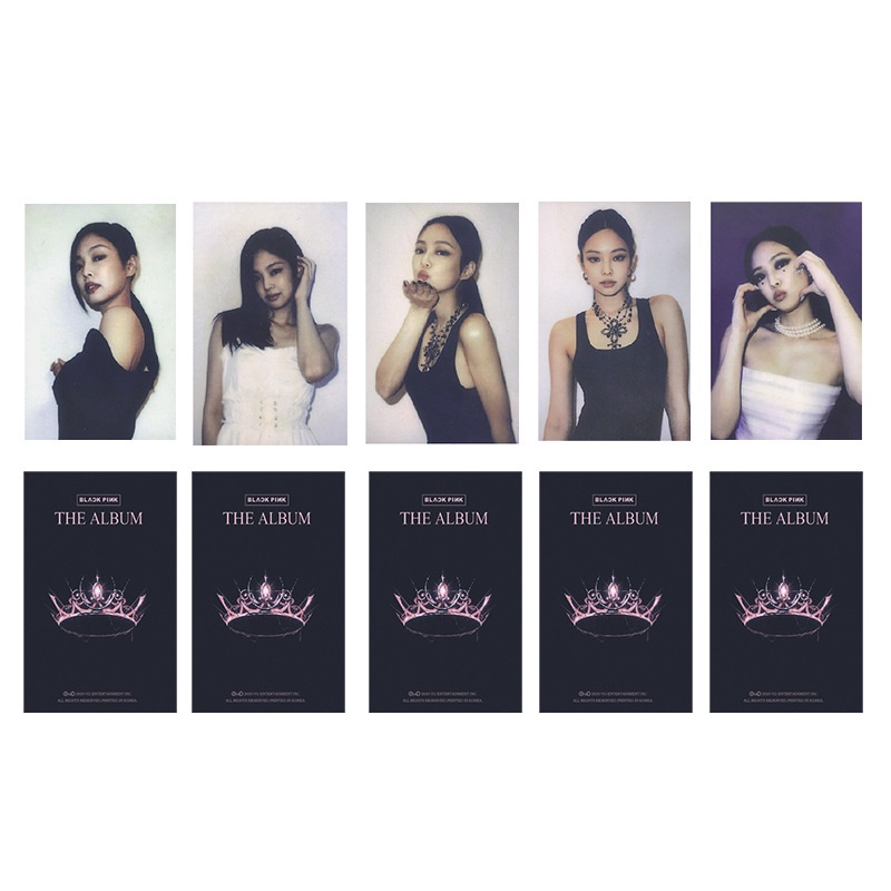 Bp The Album Bưu Thiếp Chính Thức Photocard Lomo Card Jisoo Jennie Rose ...