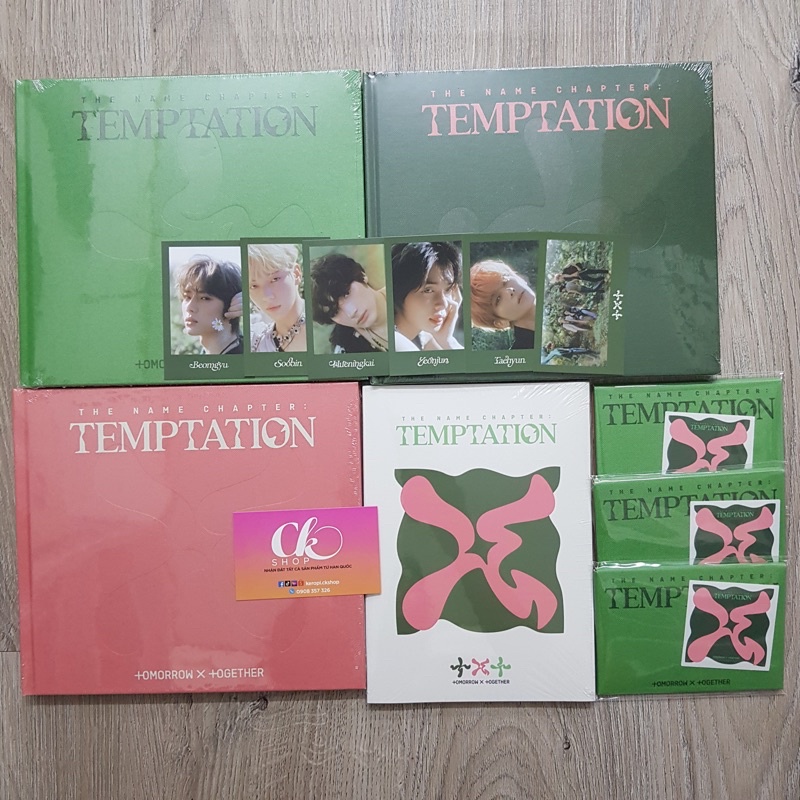 Bộ ảnh TXT - THE NAME CHAPTER: TEMPTATION | Shopee Việt Nam