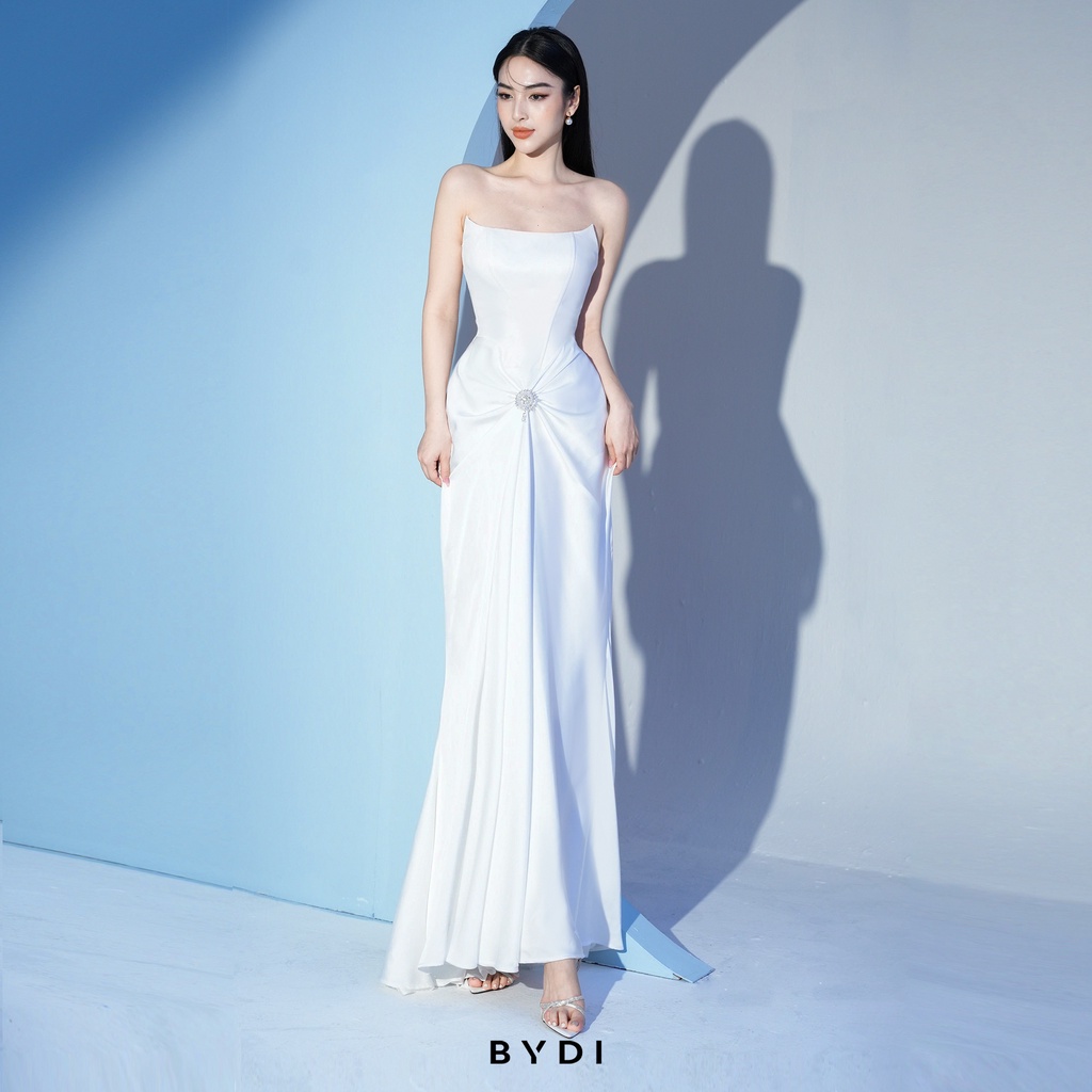 Váy Cúp Ngực Nữ Dáng Dài, Đầm Thiết kế Bo Nhúng Đính Đá Sang Trọng BYDI Design | LUNA DRESS ...