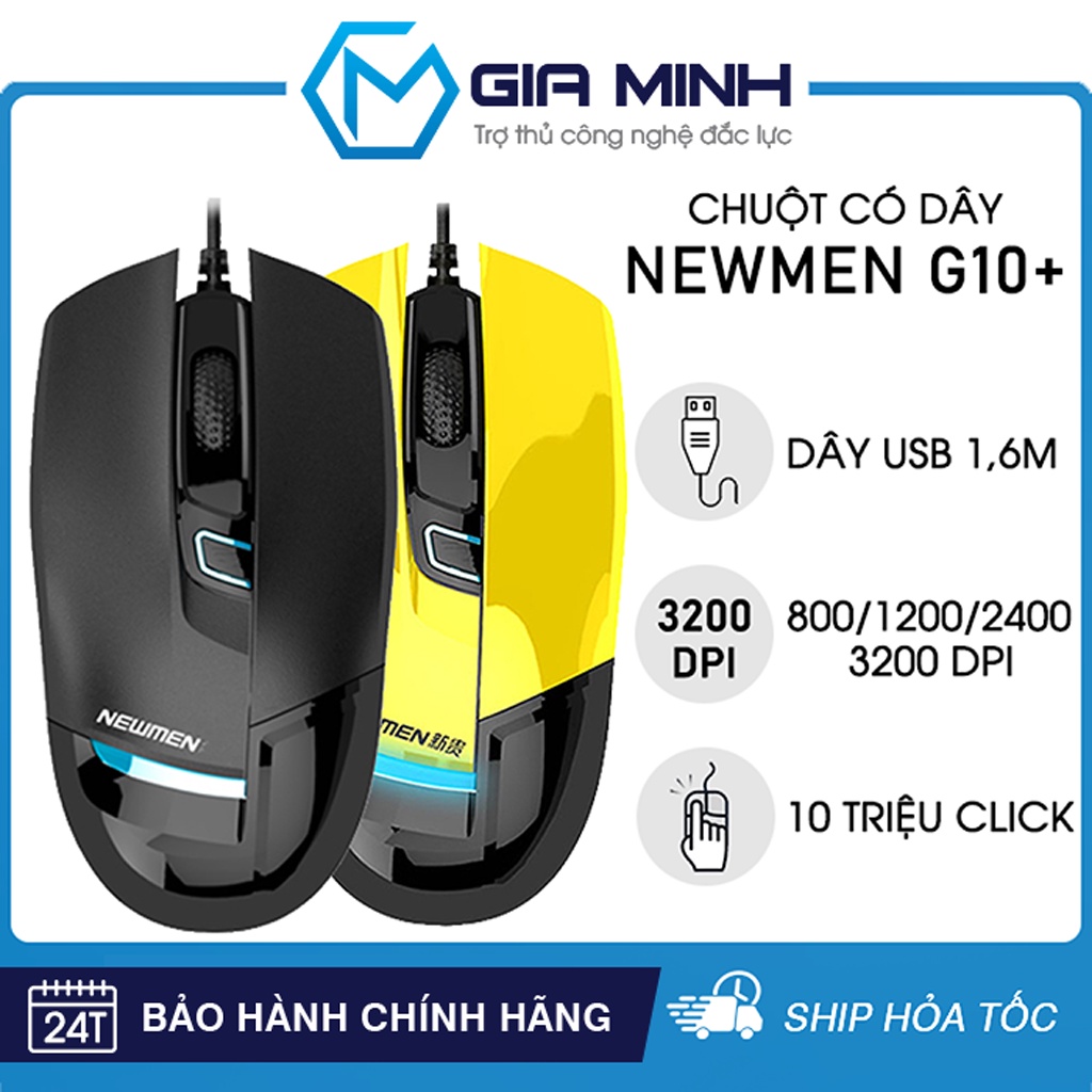 Chuột Máy Tính Chơi Game Có Dây Newmen G10+ DPI 3200 Switch Kaith - Bảo ...