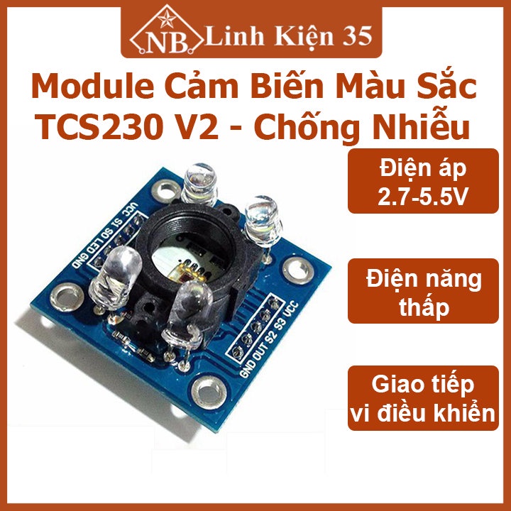 Module cảm biến màu sắc TCS230 V2 - chõng nhiều, phân loại, kiểm tra ...