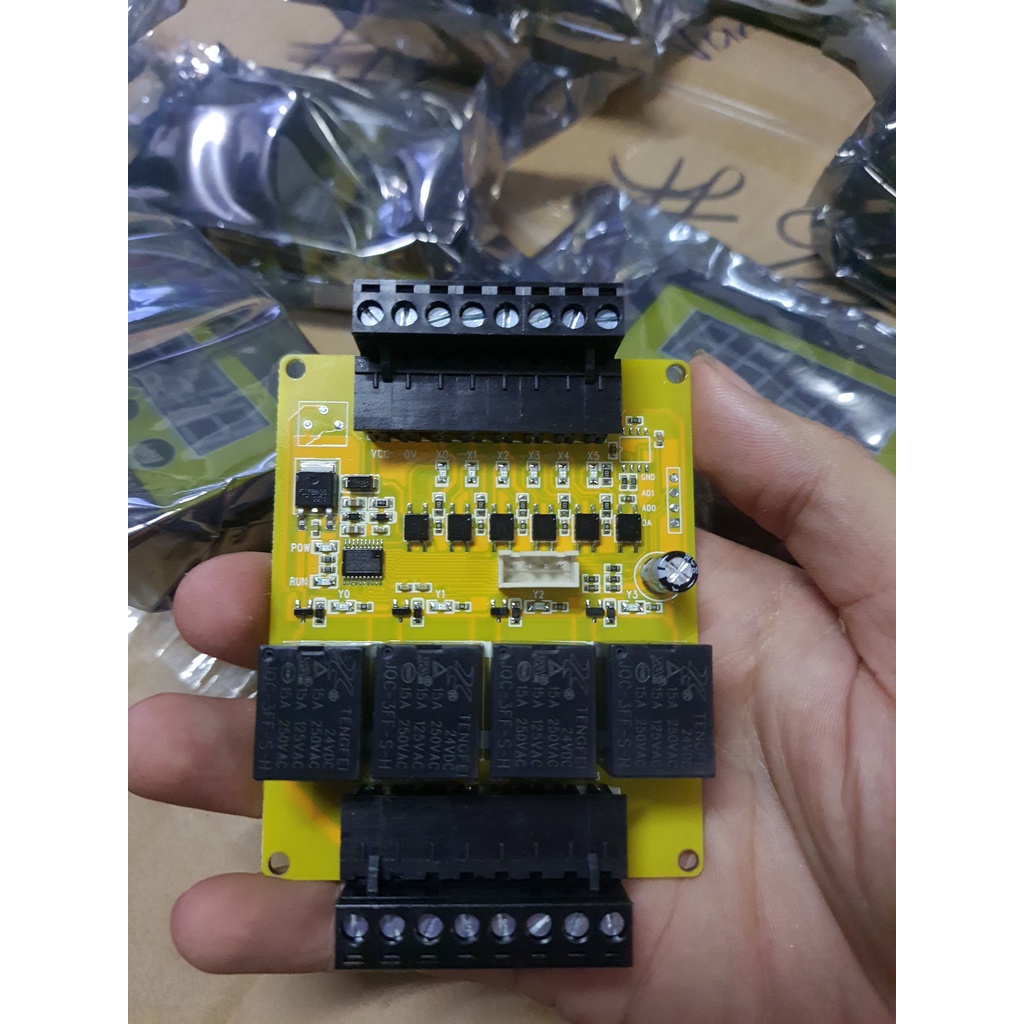 Board Mạch Lập Trình Plc Mitsubishi Fx3u Fx1n Fx2n 10mr Fx2n 06mr Relay 2ad 2da Rs485 Modbus