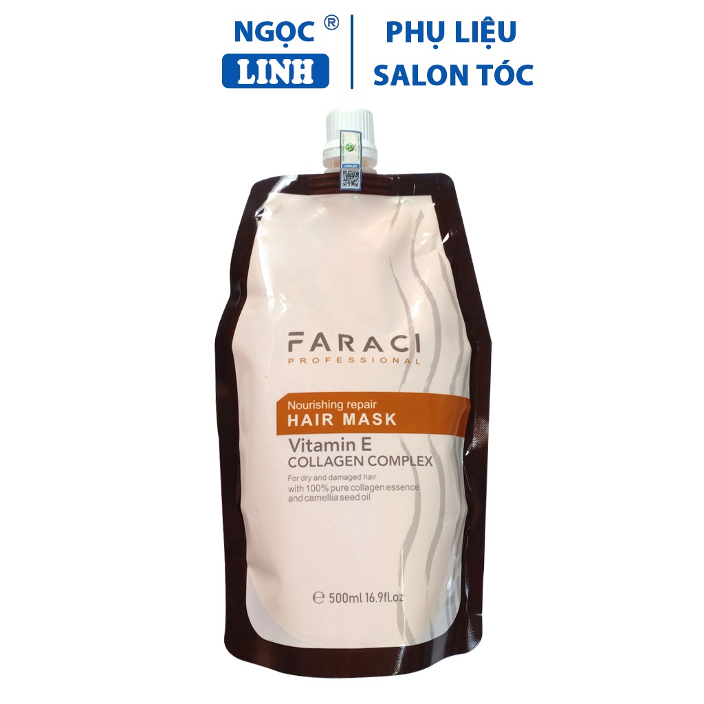 Kem hấp tóc Faraci Collagen chính hãng 500ml, kem ủ tóc Collagen Faraci ...