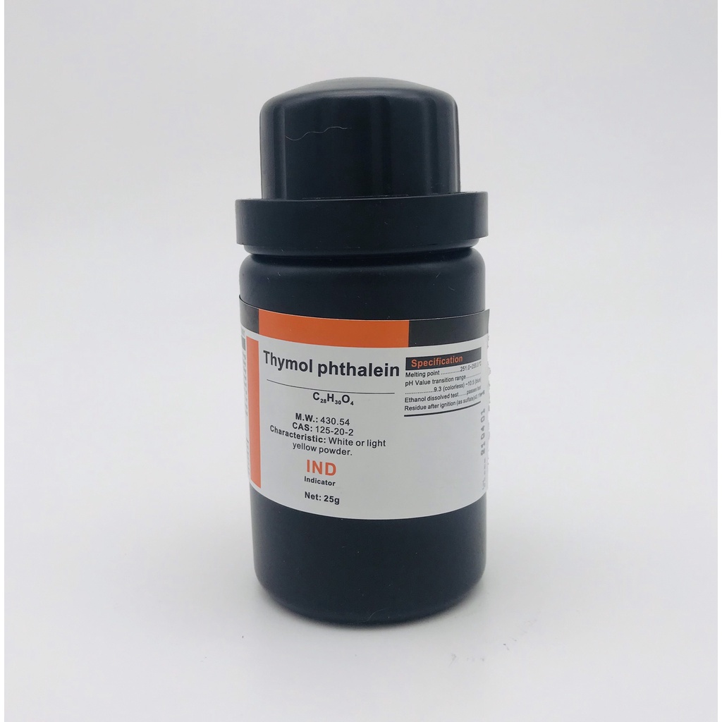 Hóa chất Thymol Phthalein ( Indicator, Xilong, Cas: 125-20-2) | Shopee ...