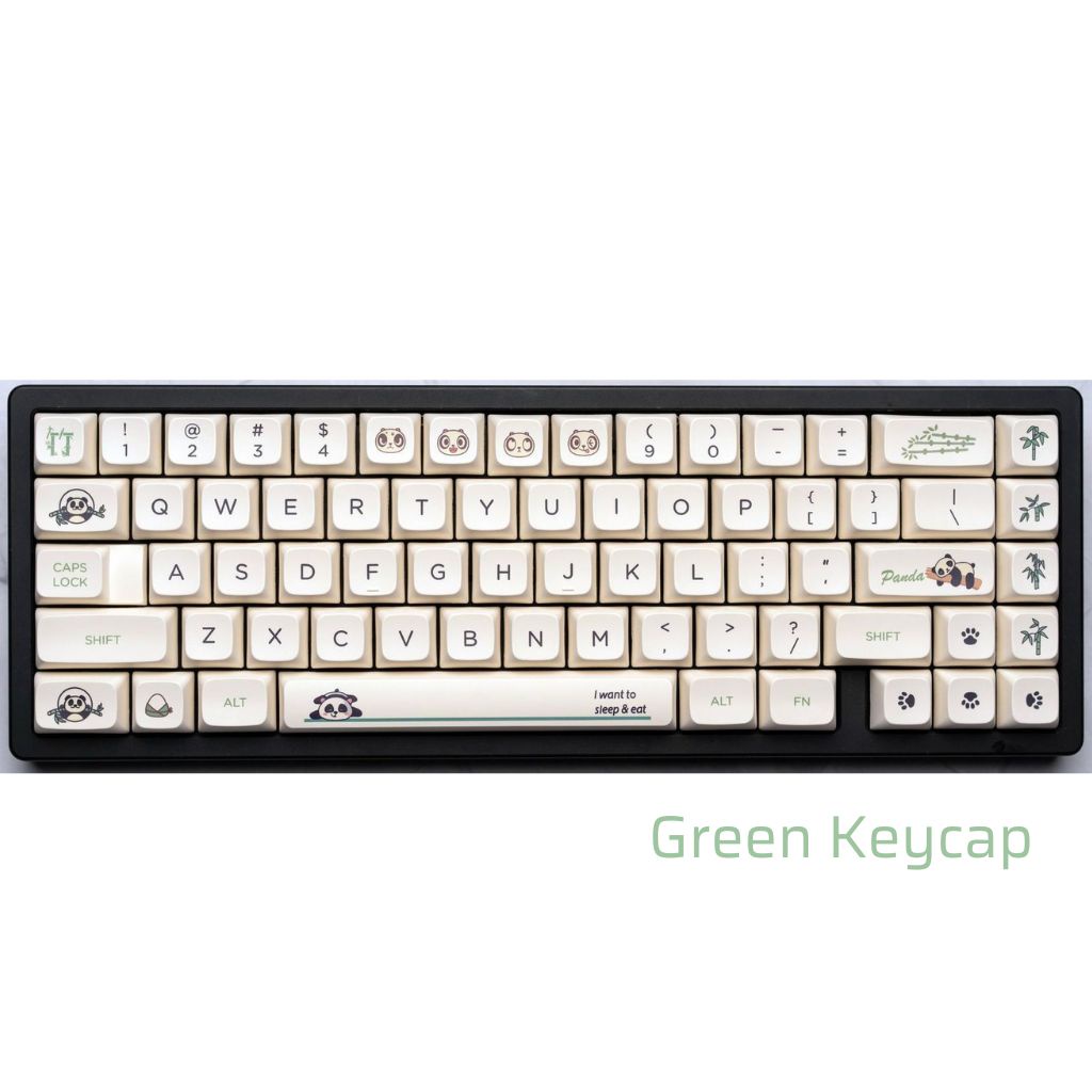 Keycap panda,keycap pbt profile xda,độ dày nhựa 1,5mm,công nghệ in ...