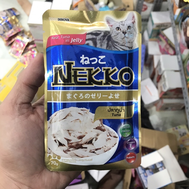 Pate Nekko Gói 70g - Pate Cho Mèo Từ Cá Ngừ Thật | Shopee Việt Nam