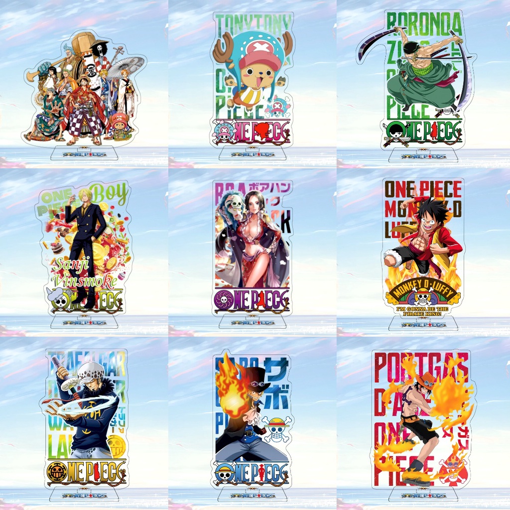 Tượng mica Standee anime - One Piece Boa Hancock Luffy Sanji Rozo ...