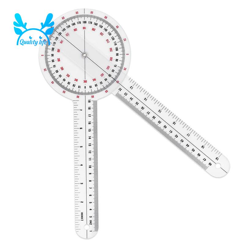 Thước Đo Góc 12 Inch Xoay 360 Độ Trong Suốt Chuyên Dụng | Shopee Việt Nam