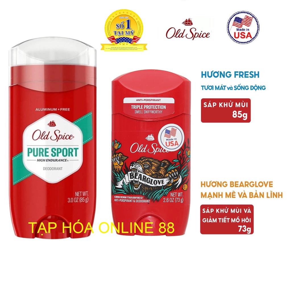 Sáp Khử Mùi Dành Cho Nam Old Spice 85g / 73g | Shopee Việt Nam
