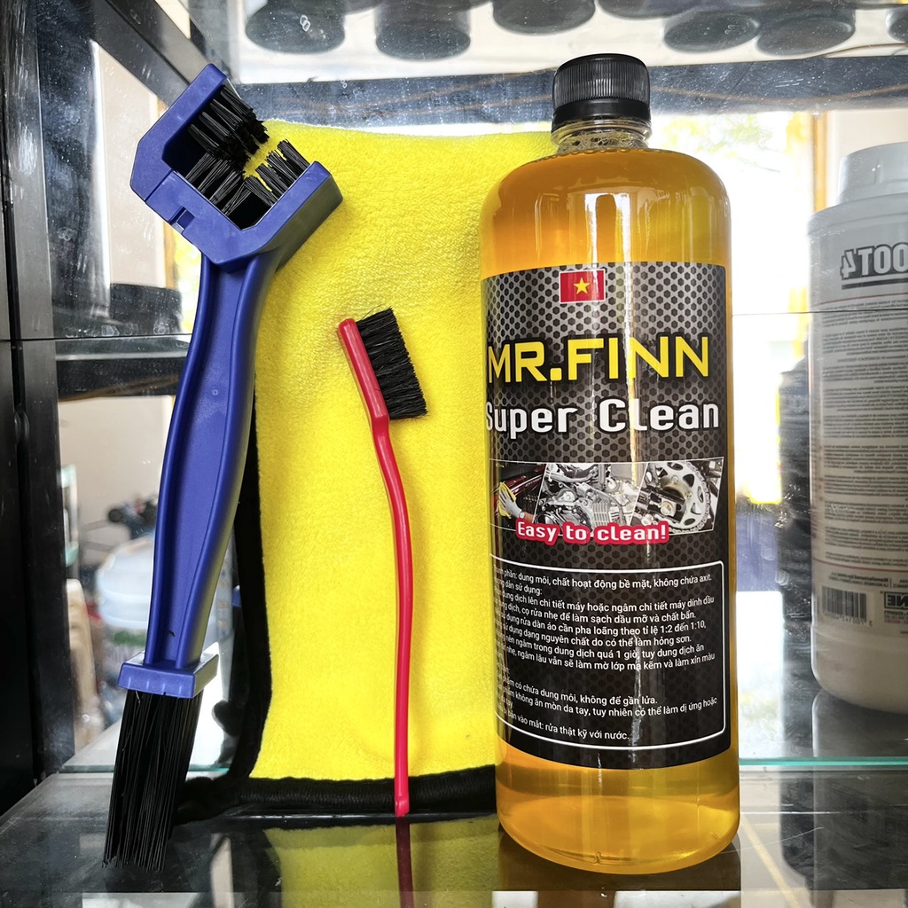 MR.FINN Vệ Sinh Nhông Sên Dĩa, Rửa Xe Máy, Rửa Full Xe, Tặng Khăn + 2 ...
