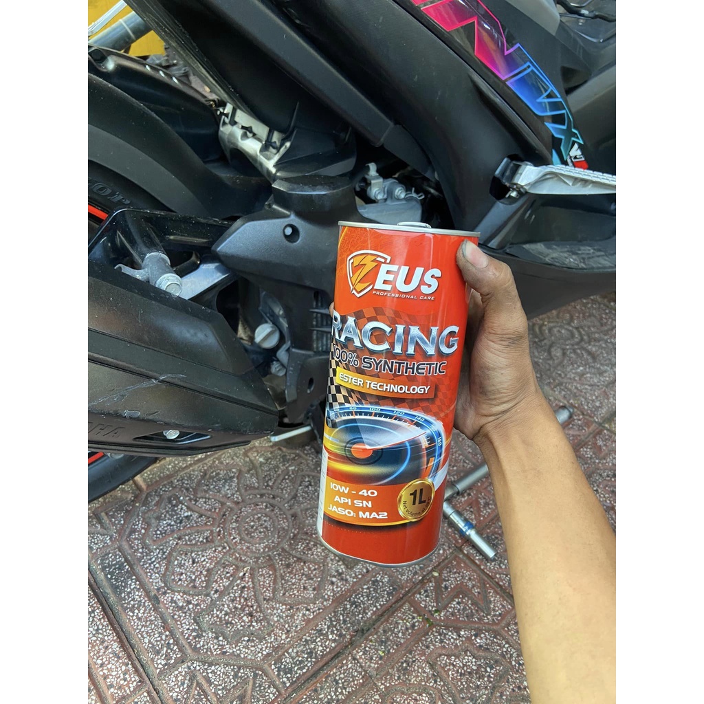 Nhớt Zeus Racing 10w40 cho xe winner- sonic(1100ml) | Shopee Việt Nam