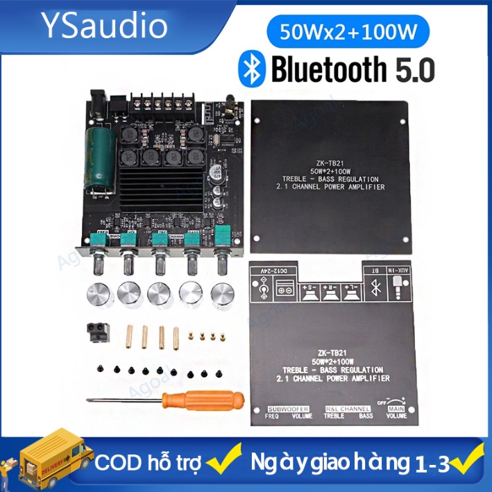 【Việt Nam gửi】ZK-TB21 ZK-MT21 Bluetooth 5.0 50WX2 100W 2.1 Kênh Âm ...