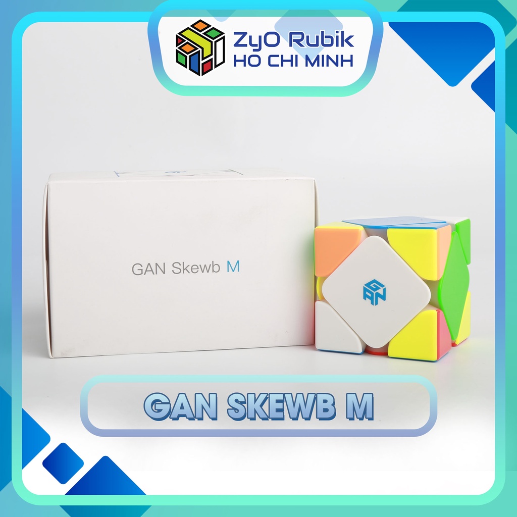 [Skewb] Rubik Biến thể Gan Skewb M Stickerless nam châm có sẵn - Đồ ...