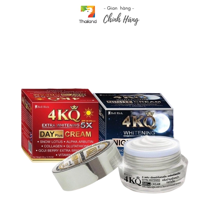 Kem dưỡng trắng da mờ thâm Bell Rich 4KQ Whitening | Shopee Việt Nam