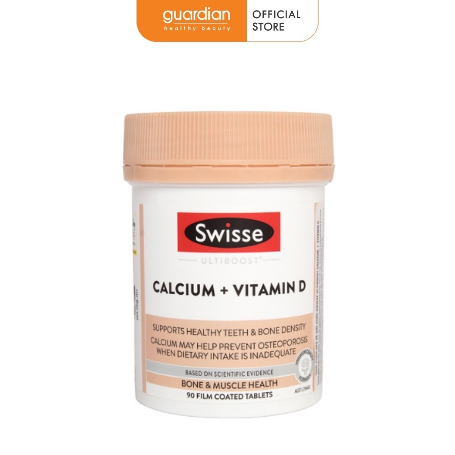Viên Uống Bổ Sung Canxi Calcium + Vitamin D Ultiboost Swisse 90 Viên | Shopee Việt Nam