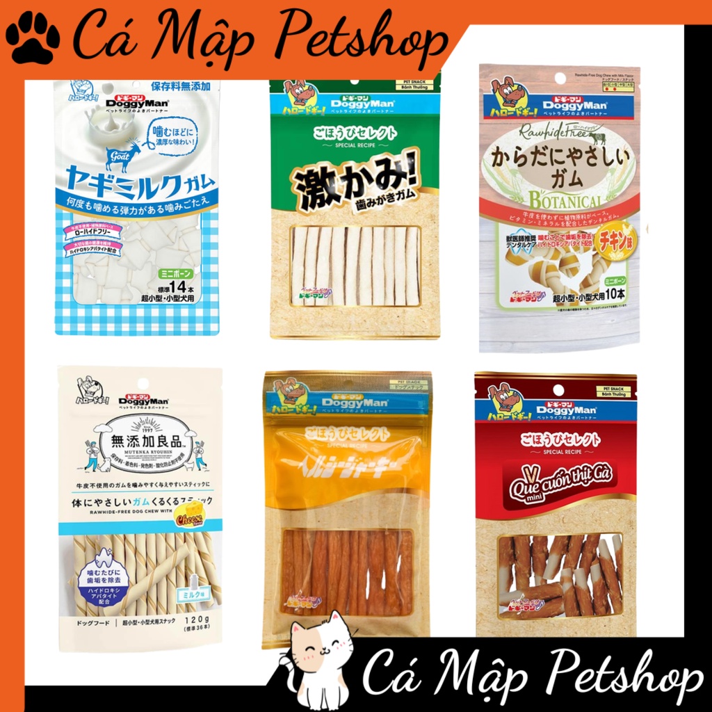 Xương gặm cho chó, Xương gặm Doggy Man cho chó các loại | Shopee Việt Nam