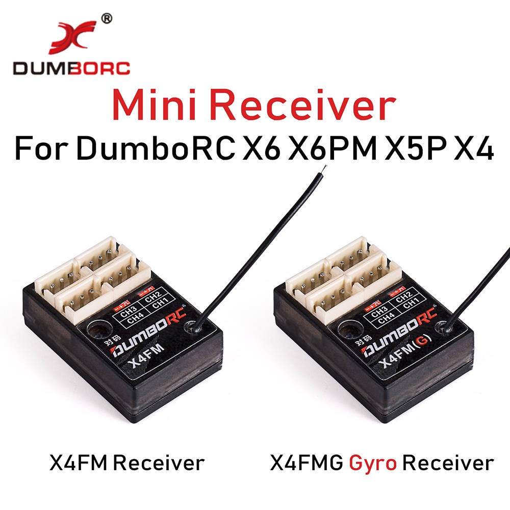 Thiết Bị Nhận Tín Hiệu X4FM / X4FMG Gyro 4CH PWM Mini Cho Thuyền Điều ...