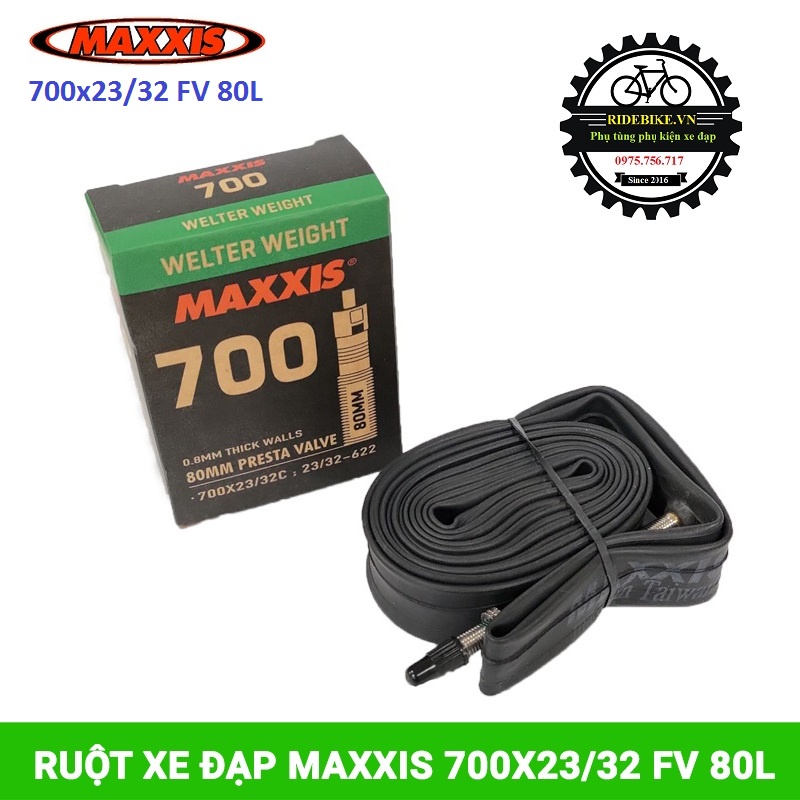 Săm ruột xe đạp MAXXIS 700x23/32 FV 80mm | Shopee Việt Nam