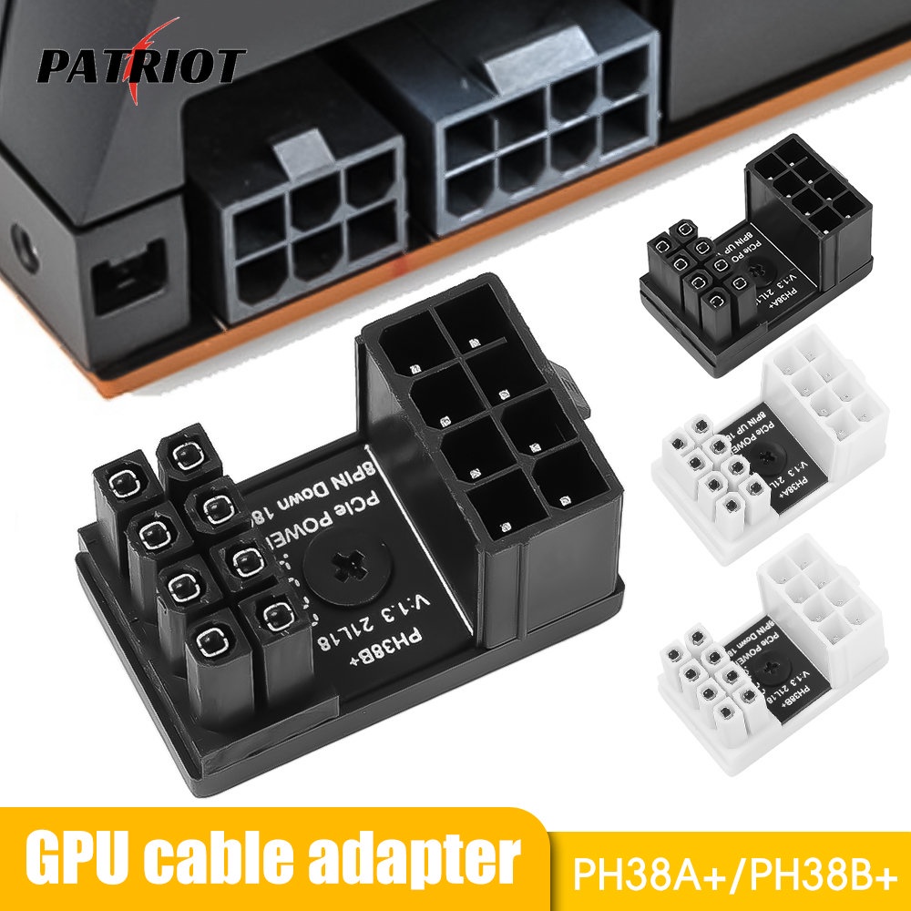 Đầu Nối Chuyển Đổi Nguồn Điện ATX GPU VGA 8Pin Sang Male Xoay 180 Độ ...