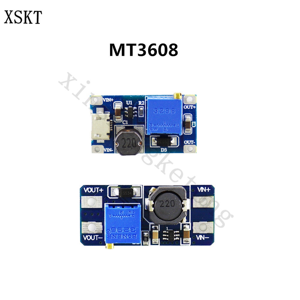 Mô Đun Tăng Áp mt3608 2a 2a 2v ~ 24v dc Lên Đến 28v dc Chuyên Dụng | Shopee Việt Nam
