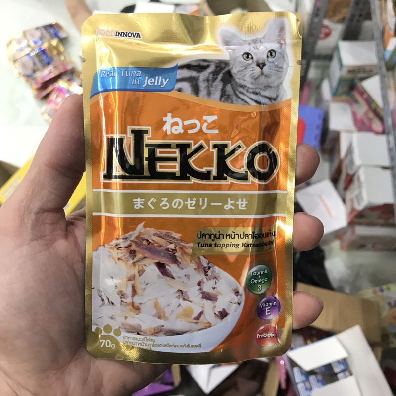 Pate Nekko Gói 70g - Pate Cho Mèo Từ Cá Ngừ Thật | Shopee Việt Nam