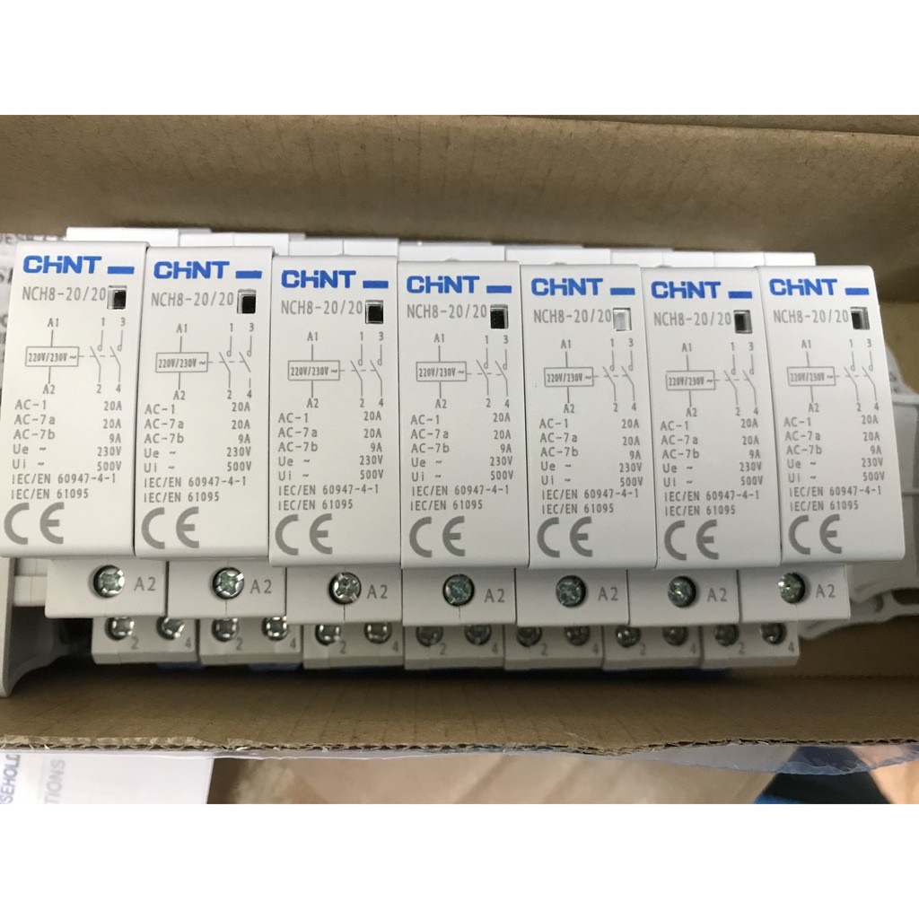 (CHINT) Khởi động từ 1 pha CHINT 20A/220V NCH8 dành cho gia đình NCH8 ...