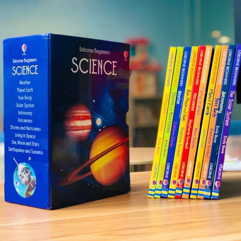 Sách - Usborne beginners Science nhập màu 10 cuốn box set bìa mềm ...