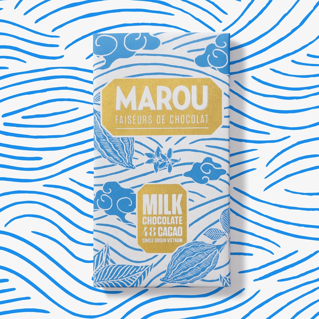 Socola Sữa Marou 48% Cacao - Marou Chocolate Milk 48% Cacao 80gr ...