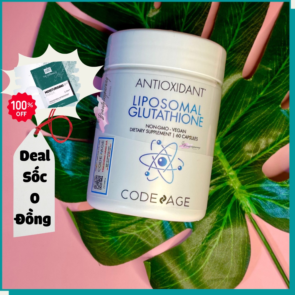 [HÀNG CÔNG TY CODEAGE] Viên Uống Hỗ Trợ Trắng Da Code Age Liposomal ...