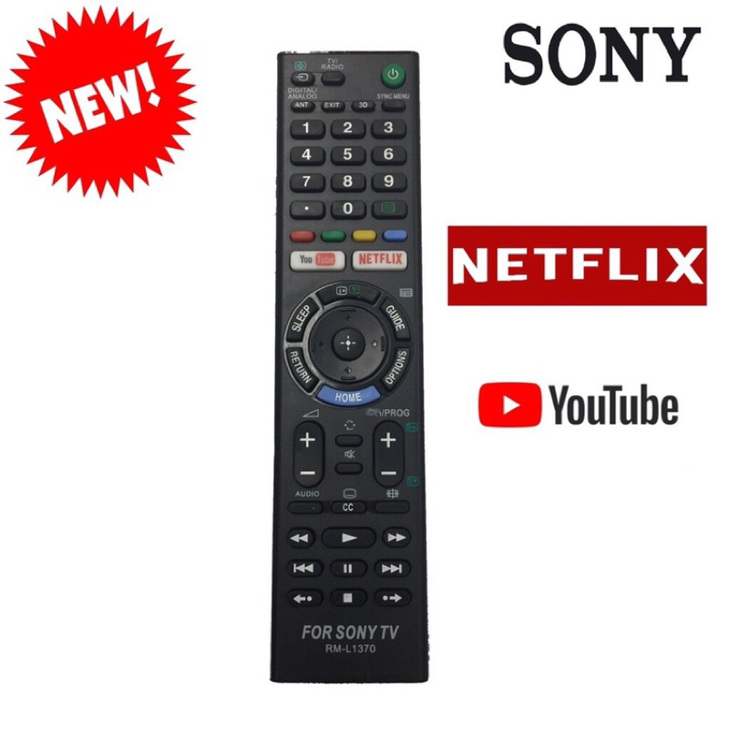 ĐIỀU khiển REMOTE SMART TV SONY - RM-1370 loại thường | Shopee Việt Nam