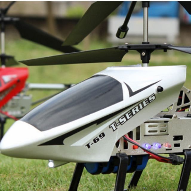 Máy Bay Mô Hình- Trực Thăng Điều Khiển Từ Xa T69 3.5 kênh Cỡ Siêu Lớn- Sử Dụng Pin Sạc | Shopee ...