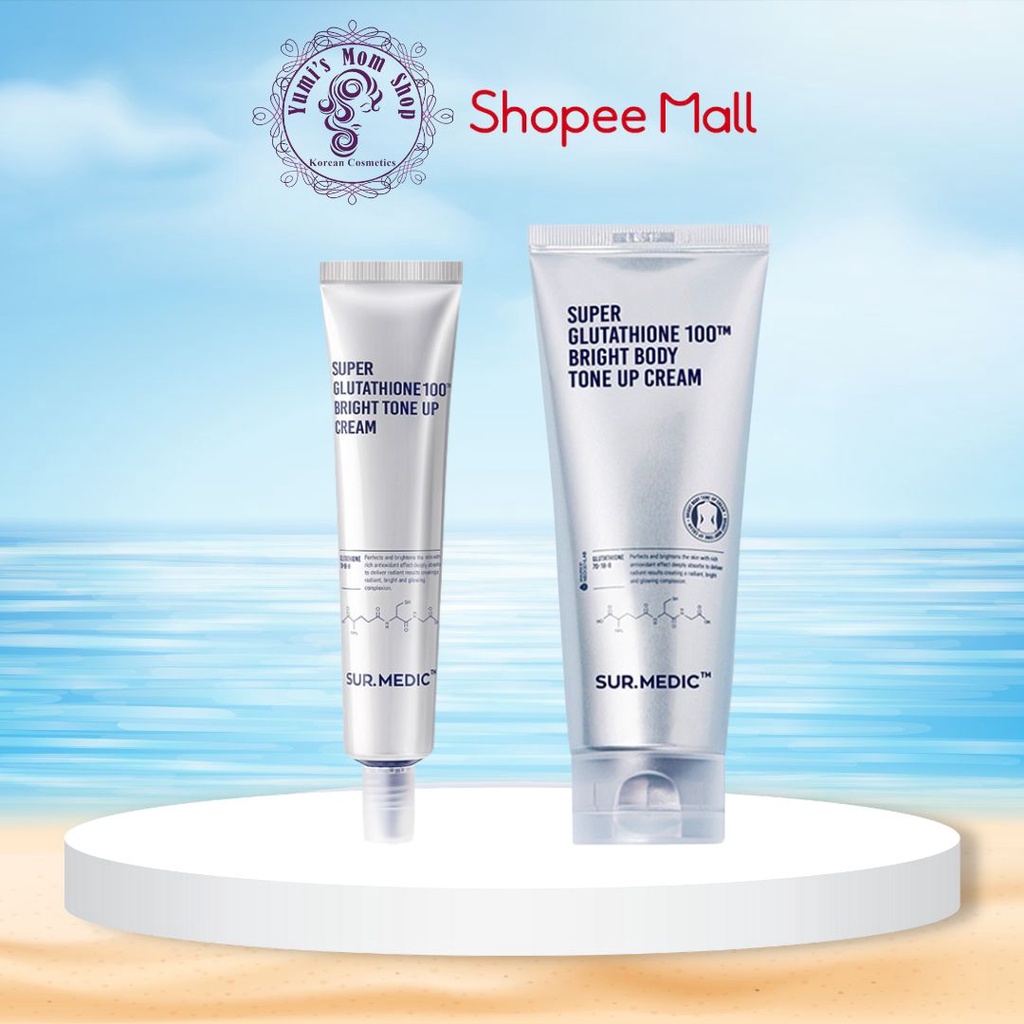 Kem Dưỡng Nâng Tông Trắng Da Sur.medic Super Glutathione 100 Bright ...