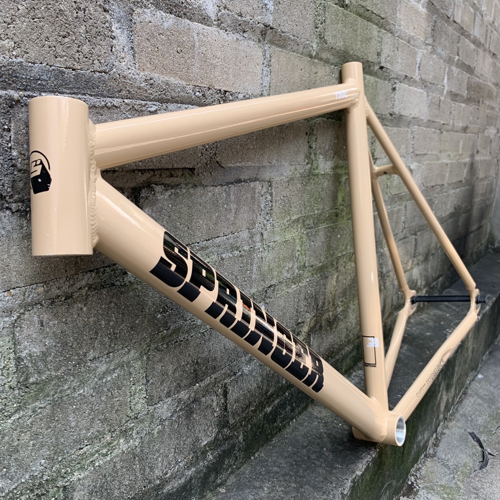 Khung xe đạp Fixed Gear Springer Pantone không càng Trắng kem | Shopee ...