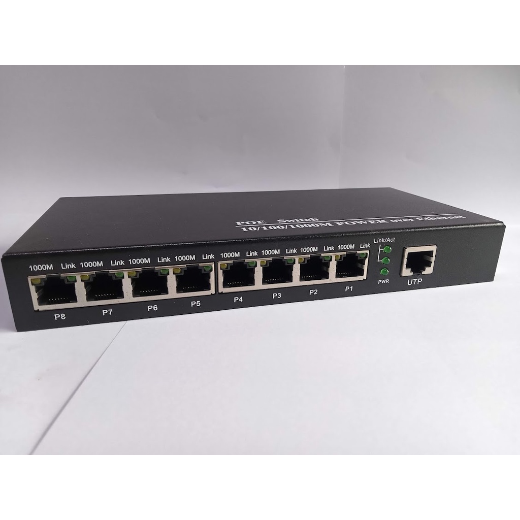 Bộ chia mạng Switch Poe 8 port chuẩn 10/100/1000M (1G) | Shopee Việt Nam