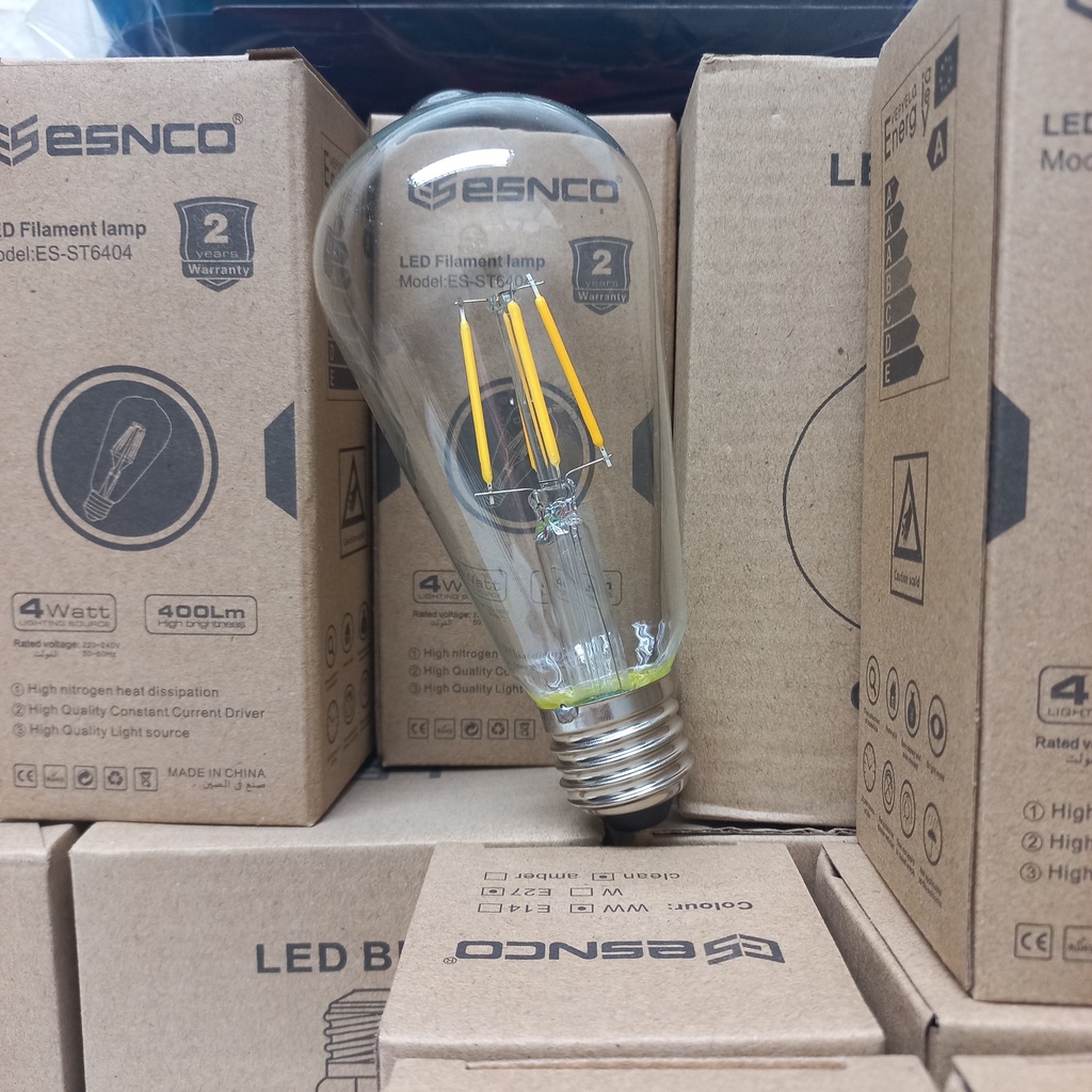 Bóng đèn EDISON LED ST64 4W ánh sáng Vàng ESNCO China | Shopee Việt Nam