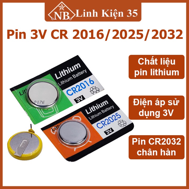 Pin 3V CR 2025 (pin Lithium chất lượng cao) | Shopee Việt Nam