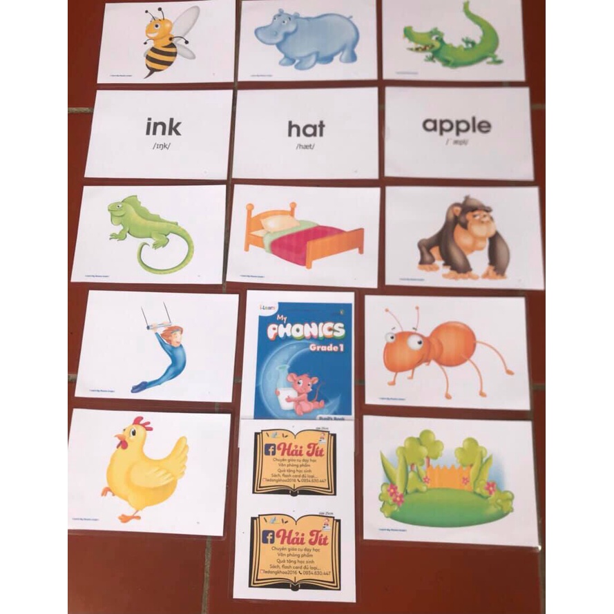 Flashcard my phonics 1-2 khổ a5 ép plastic giá sỉ | Shopee Việt Nam