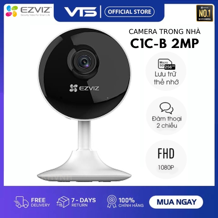Camera IP WIFI EZVIZ C1C-B 2.0MP - Đàm Thoại 2 chiều - CS-C1C (CS-C1C ...