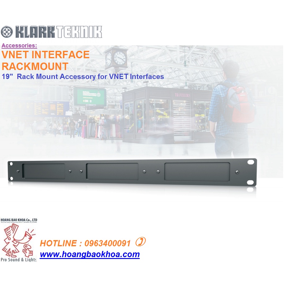 VNET INTERFACE RACK MOUNT Accessories Klark Teknik -Bộ rackmount 19 ...