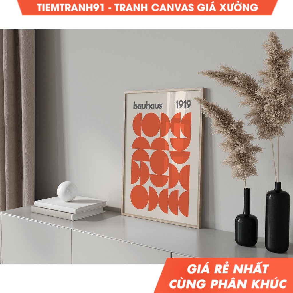 Tranh treo tường Bauhaus, Exhibition Poster, Mid Century Modern ...