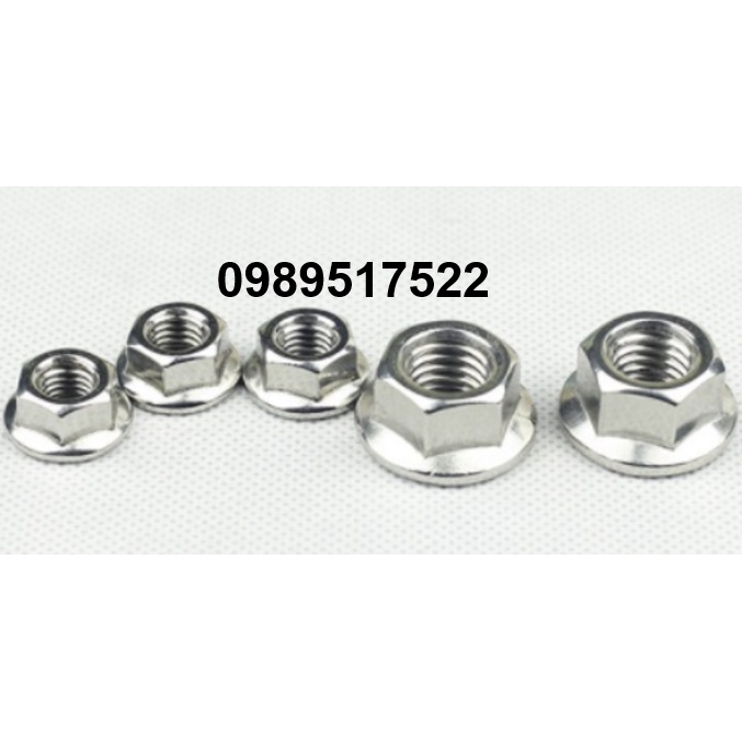 Ecu inox liền long đen M4.M5.M6,M8 inox 304 (50c) | Shopee Việt Nam