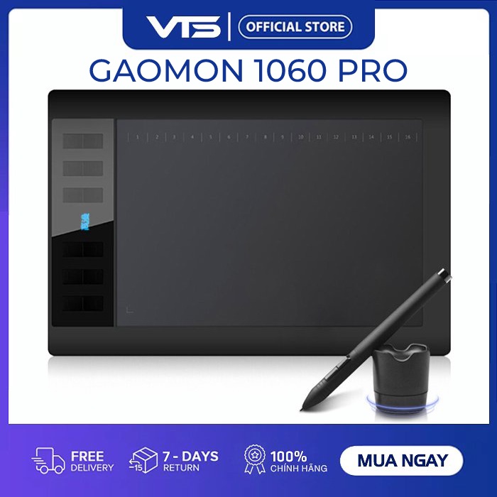 [NPP CHÍNH HÃNG] Bảng vẽ điện tử GAOMON 1060 PRO 10x6 inch bảng nâng ...