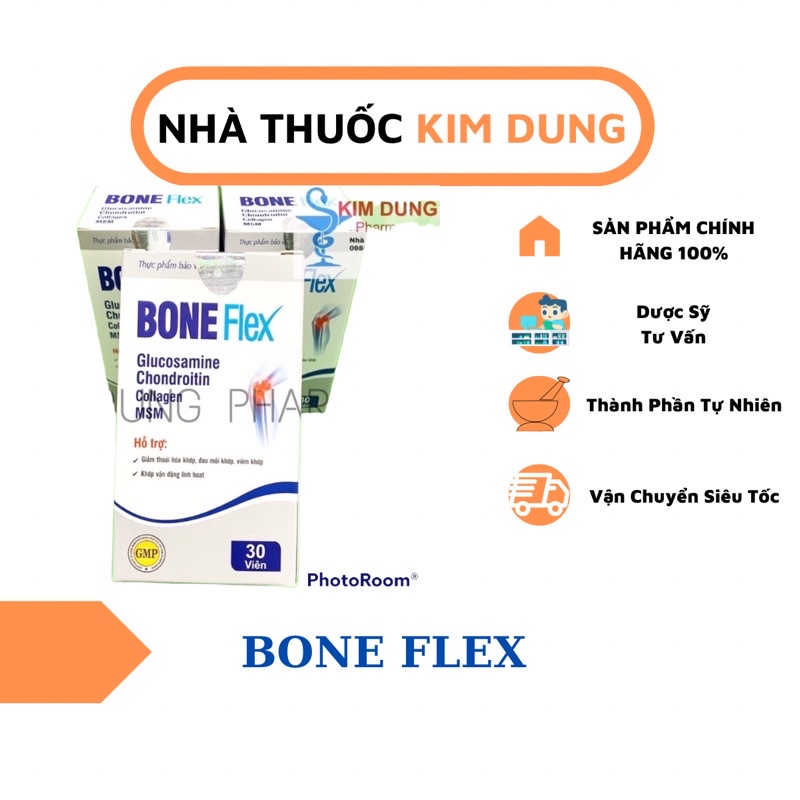 BONEFLEX - Giảm thoái hoá khớp, đau mỏi khớp, viêm khớp, khớp vận động ...