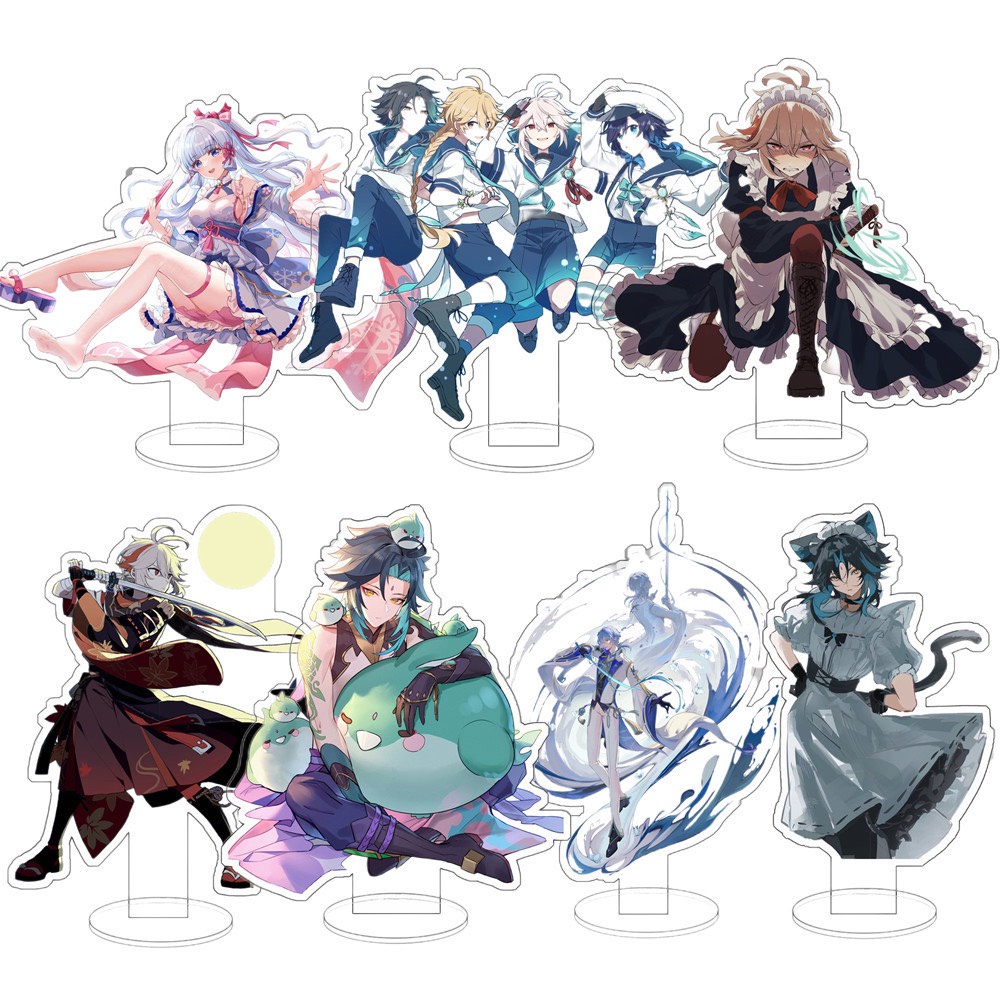 (mẫu 2) Mô hình Standee GENSHIN IMPACT tượng game mica acrylic anime ...