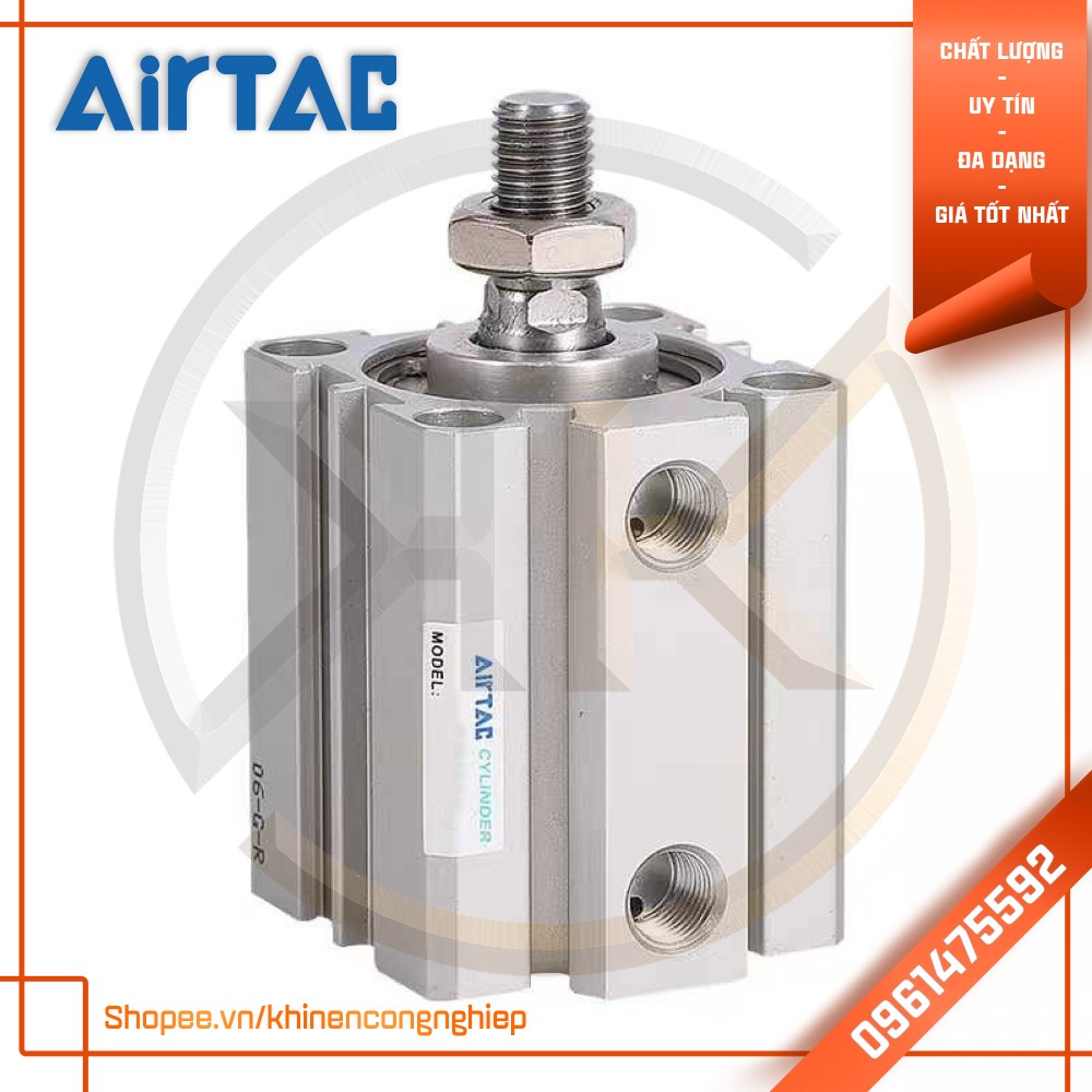 Xi Lanh Khí Nén Compact AirTac SDA20 x 15/20/25/30/35/40/45/50/60 | Shopee Việt Nam