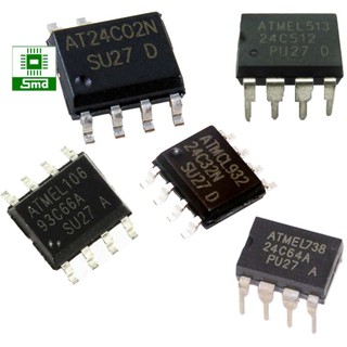 IC EEPROM AT24C02, AT24C08, AT24C32, AT24C64, AT24C256, AT24C512, 93C46 ...
